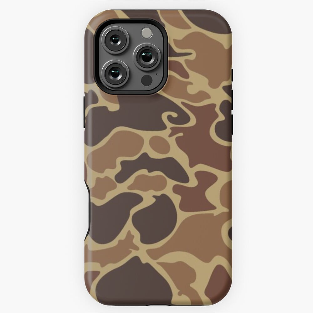 Classic Duck Camo Hunting Phone Case for iPhone 16 15 14 13 12 11 Pro ...