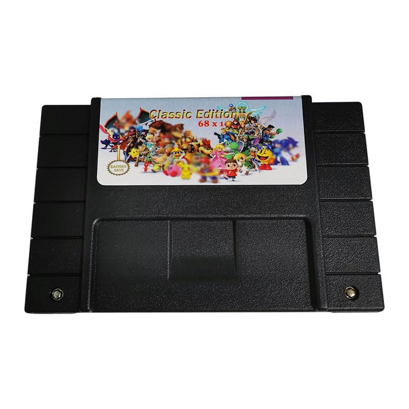 MultiCart 68-in-1 Game Cartridge, SNES, Super Nintendo [Physical ...