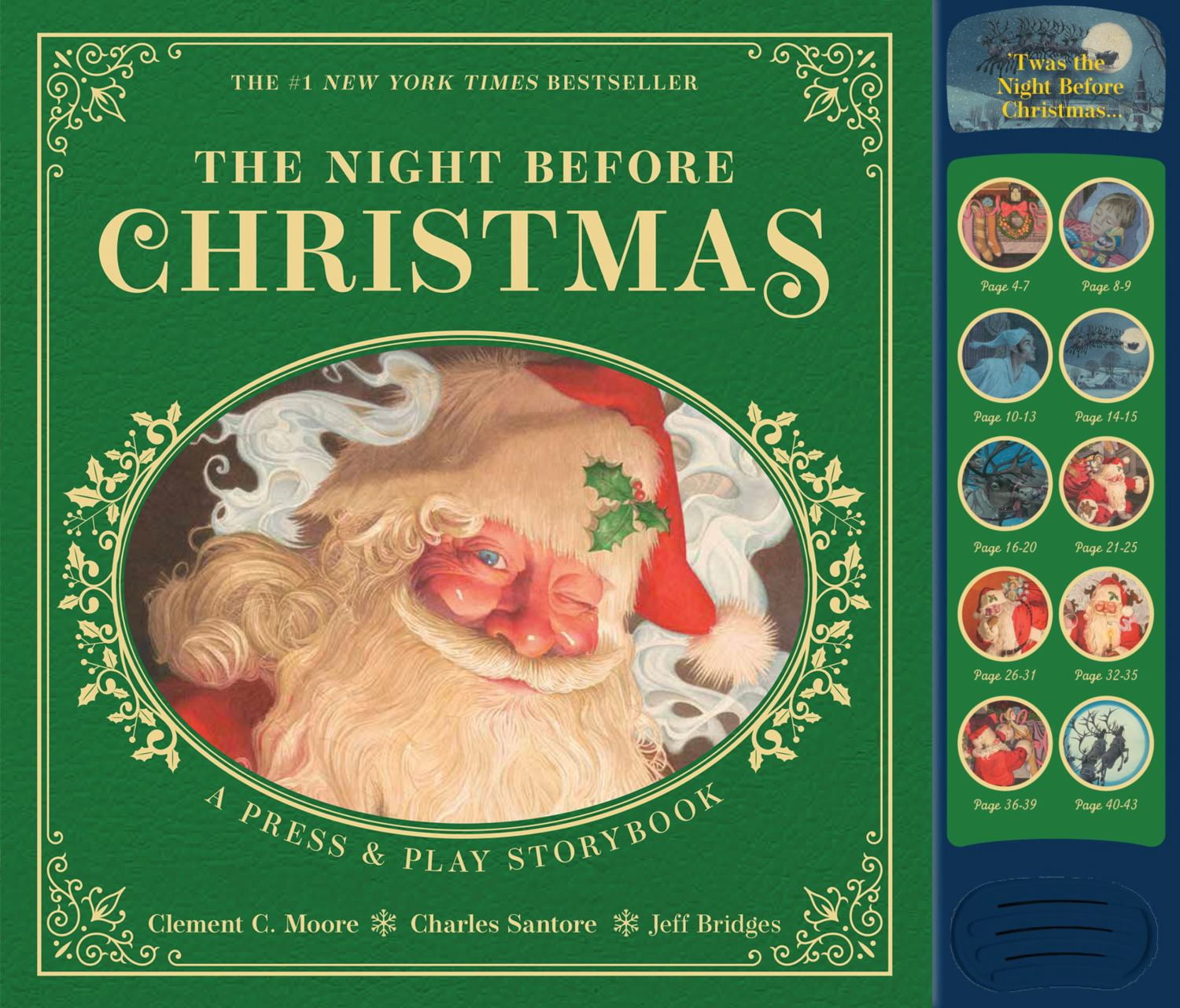 The Night Before Christmas Press and Play Storybook: The Classic ...