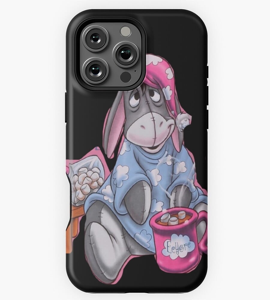 Classic Eeyore Donkey Character Case for iPhone 17 16 15 14 13 12 11 ...