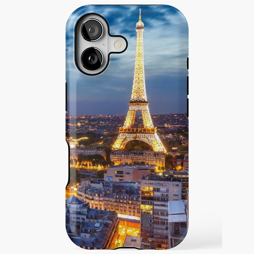 Classic Eiffel Tower Art Protective Case for iPhone 11 12 13 14 15 16 ...