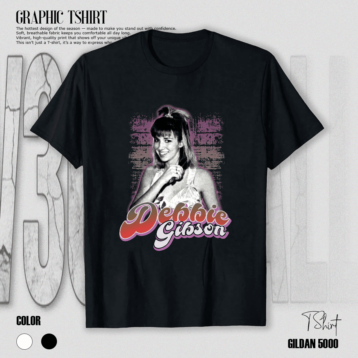 Classic Eighties Pop Music Singer Retro Style Fan Graphic Unisex T ...