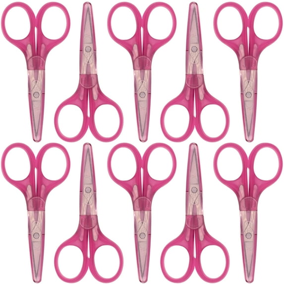 JubileeYarn Classic Embroidery Scissor - Translucent Red - 10 Pairs ...