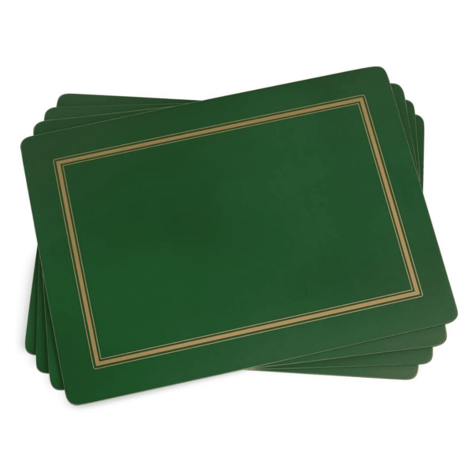 Classic Emerald Collection Placemats | Set of 4 | Heat Resistant Mats ...