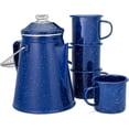 Classic Enamel Set Coffee Percolator & Mugs — The Most Nostalgic ...