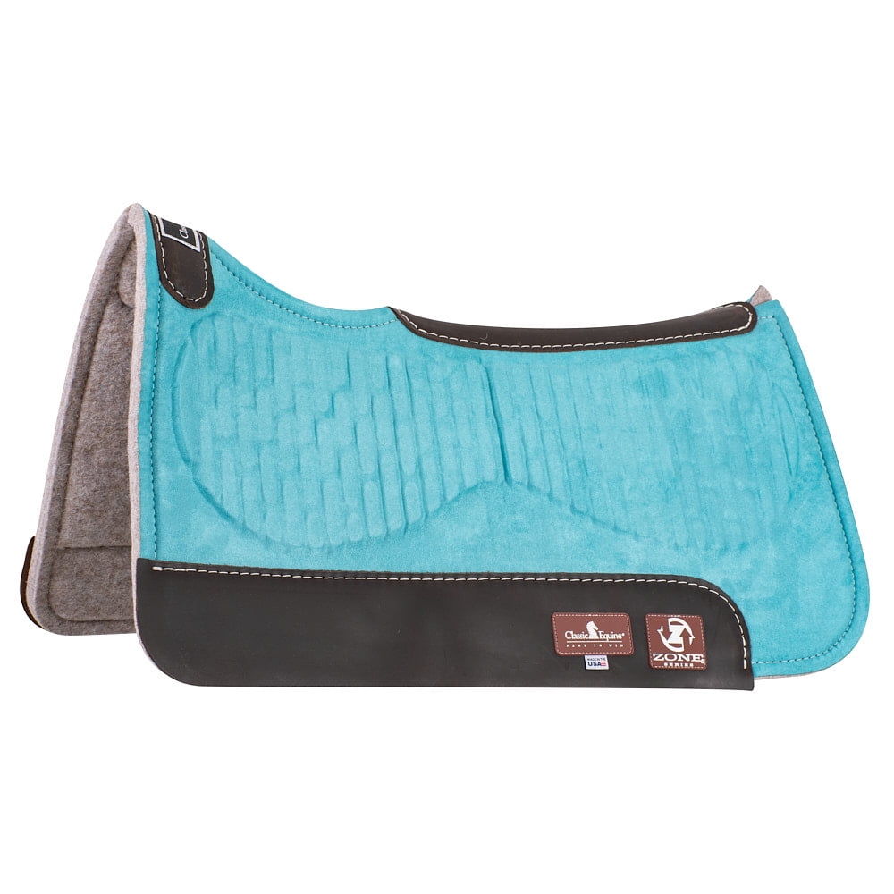 Classic Equine 30X30 Zone Series Turquoise Micro Suede - Walmart.com