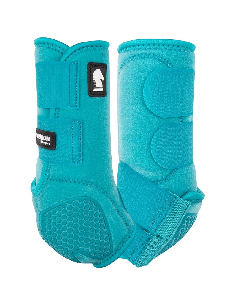 Classic Equine Boots Flexion Front Abrasive Resistant L Aqua FCLS102 ...
