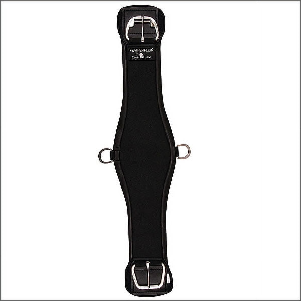 Classic Equine FeatherFlex Roper Cinch Black 28 - Walmart.com