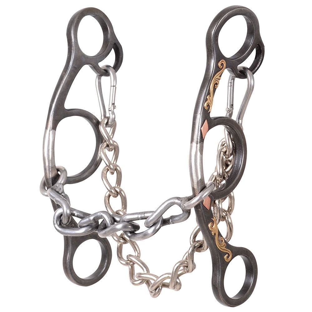 Classic Equine Horse Barrel Bit Shank Twisted Wire Snaffle - Walmart.com
