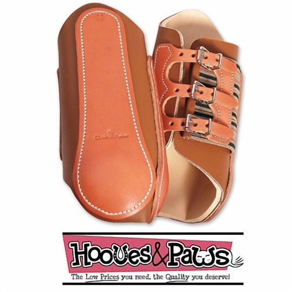 Classic Equine Horse Leather Splint Boots SMALL Reining Roper Heavy ...