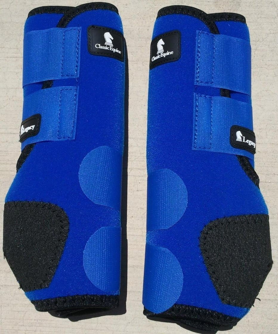 Classic Equine Legacy SMB Boots Front All Sizes & Colors (Blue, Large ...