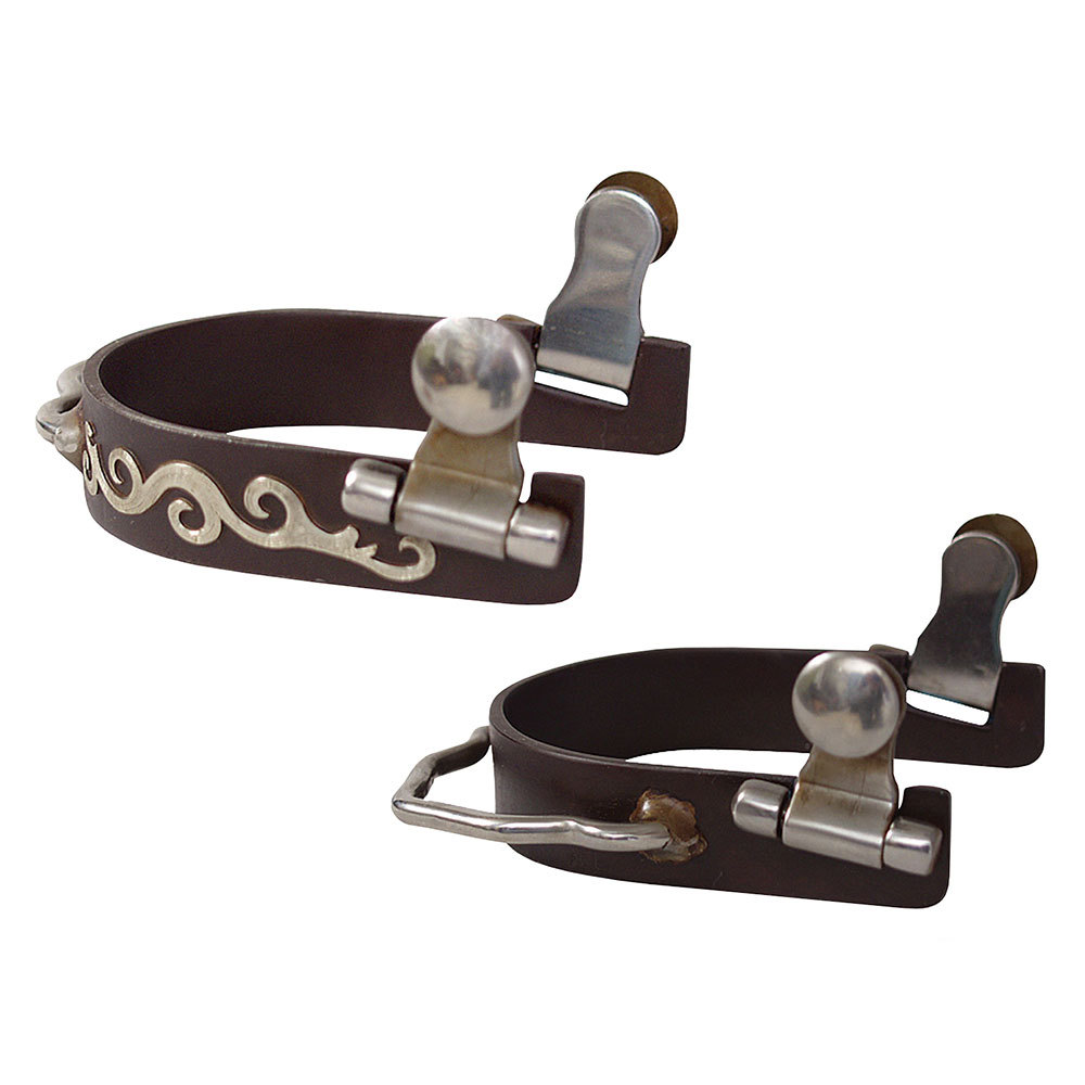 Classic Equine Medium Size Scroll Bumper Spur - Walmart.com