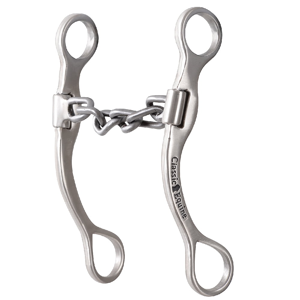 Classic Equine 7 1/2 in Cheek Series Chain Bit - Walmart.com