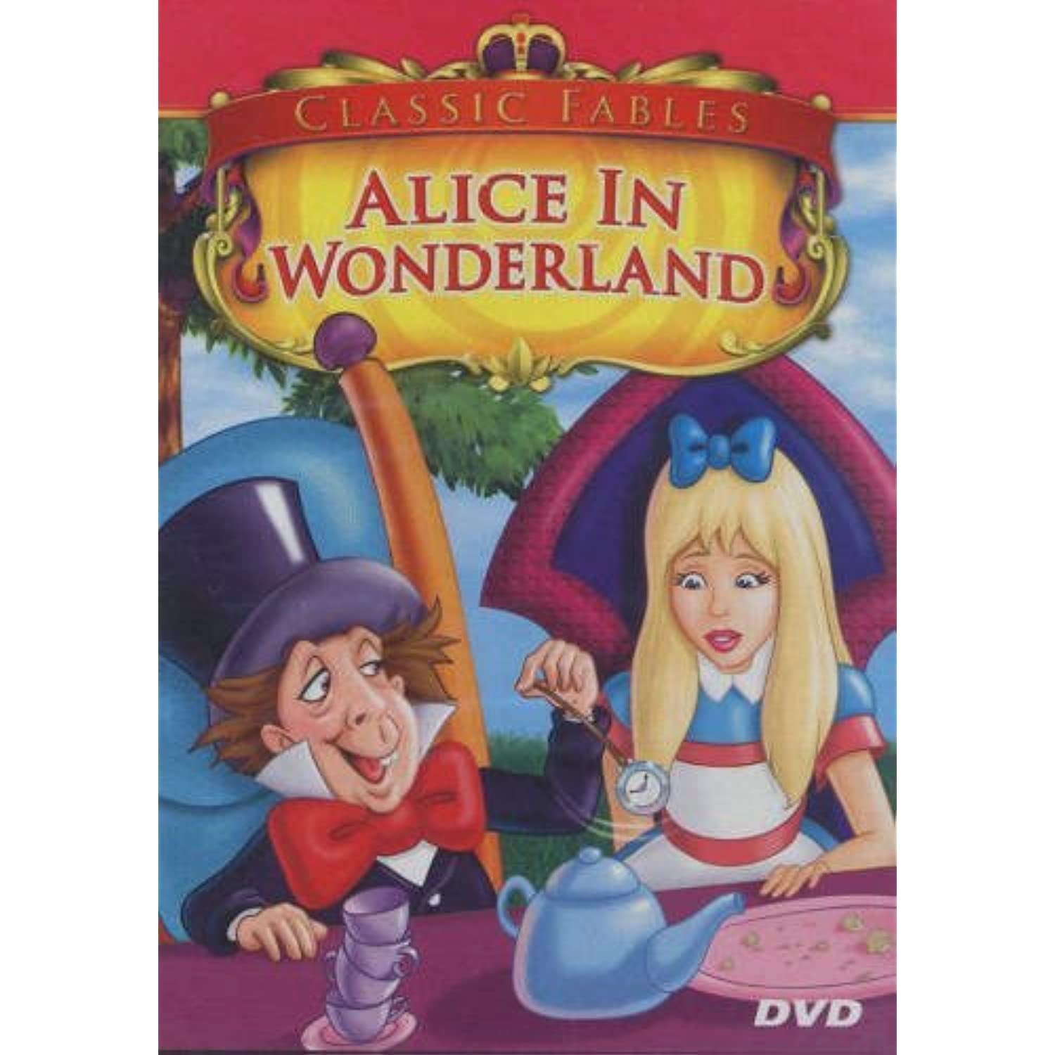 Classic Fables:Alice in Wonderland DVD - Walmart.com