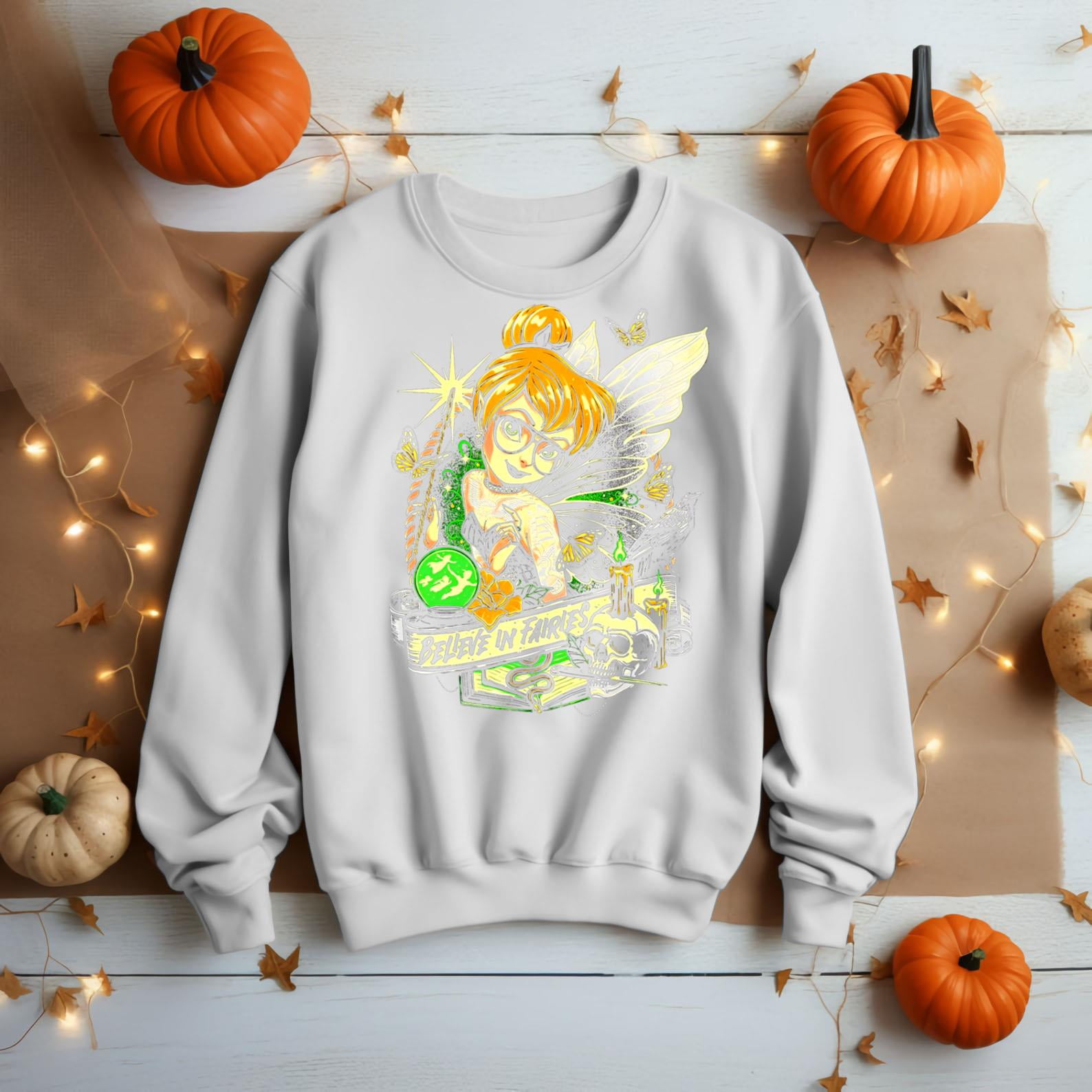 Classic Fairy Pixie Peter Pan Shirt, Believe In Fairies Tee, Enchanted ...