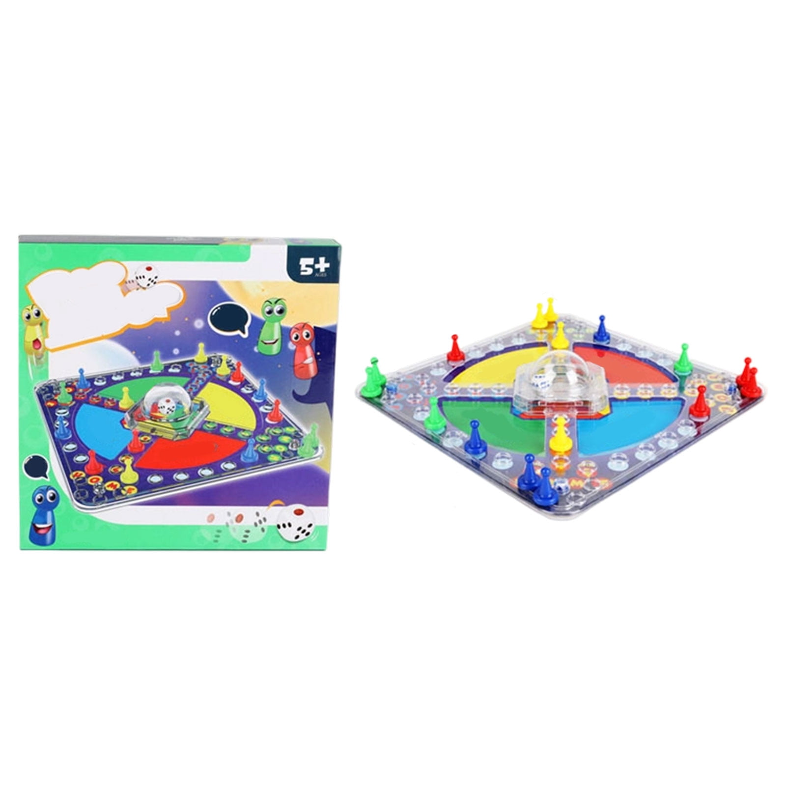 Classic Family Board Game for 2 to 4 Players with Dice and Hop Gameplay ...