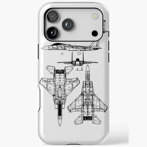 Classic Fighter Jet Vintage Aviation Artwork Phone Case Compatible ...
