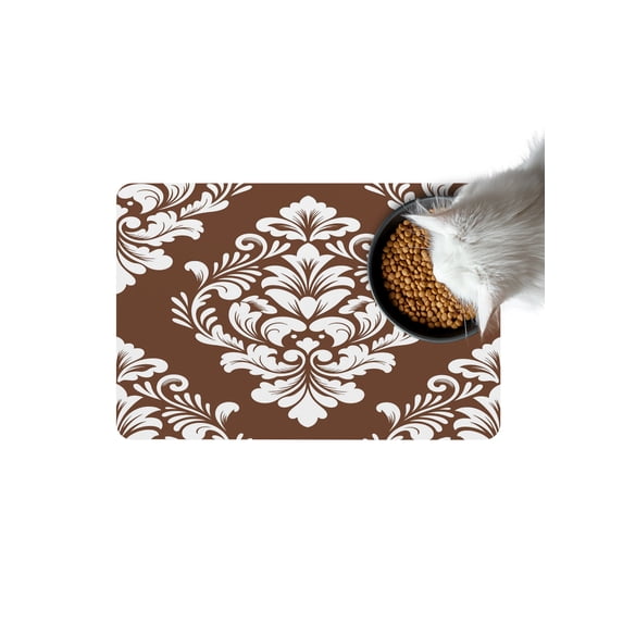 Classic Floral Pattern Doormat Non Slip Diatomaceous Earth Door Mat ...