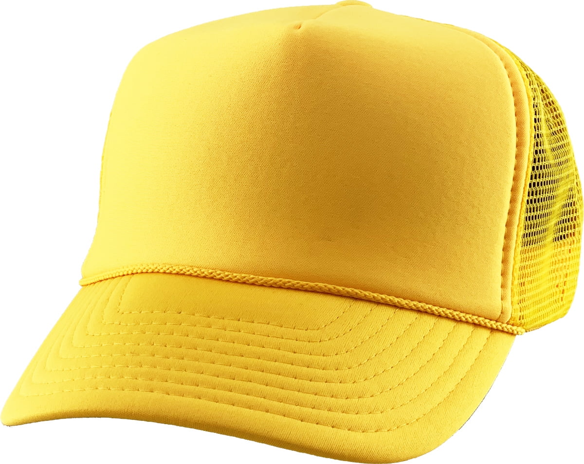Classic Foam Front Mesh Back Trucker Hat Baseball Cap Plastic ...