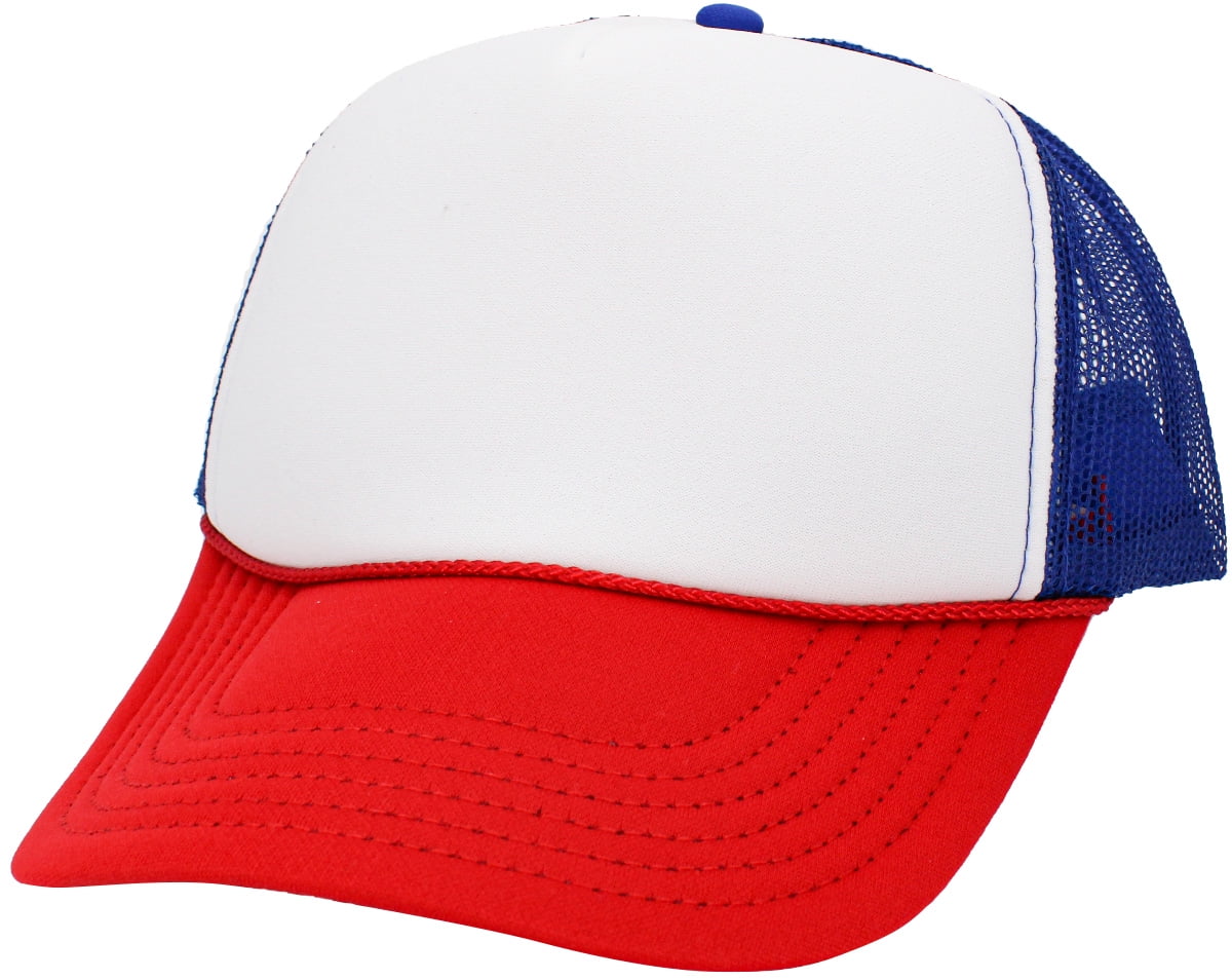 Classic Foam Front Mesh Back Trucker Hat Baseball Cap Plastic ...