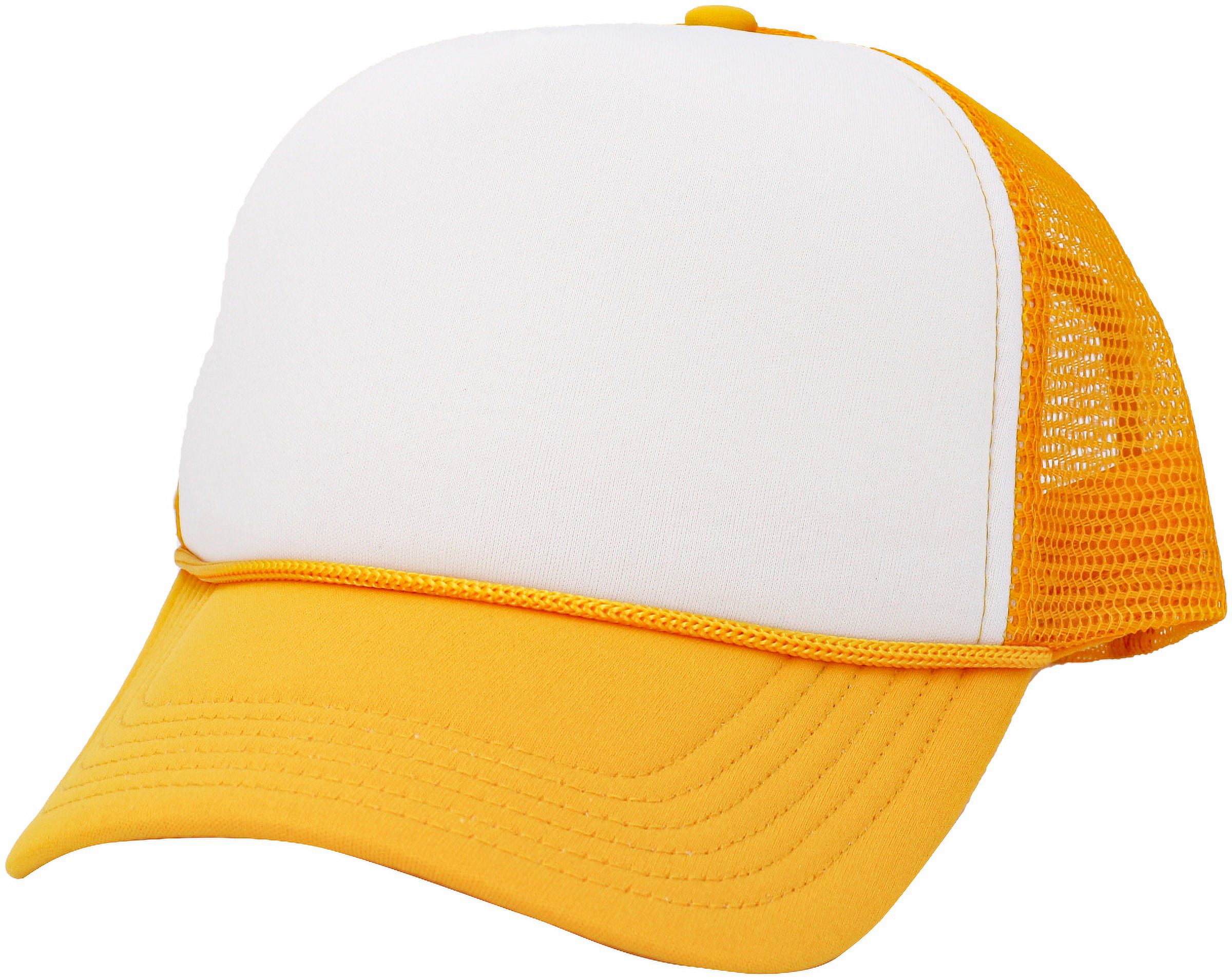 Classic Foam Front Mesh Back Trucker Hat Baseball Cap Plastic ...