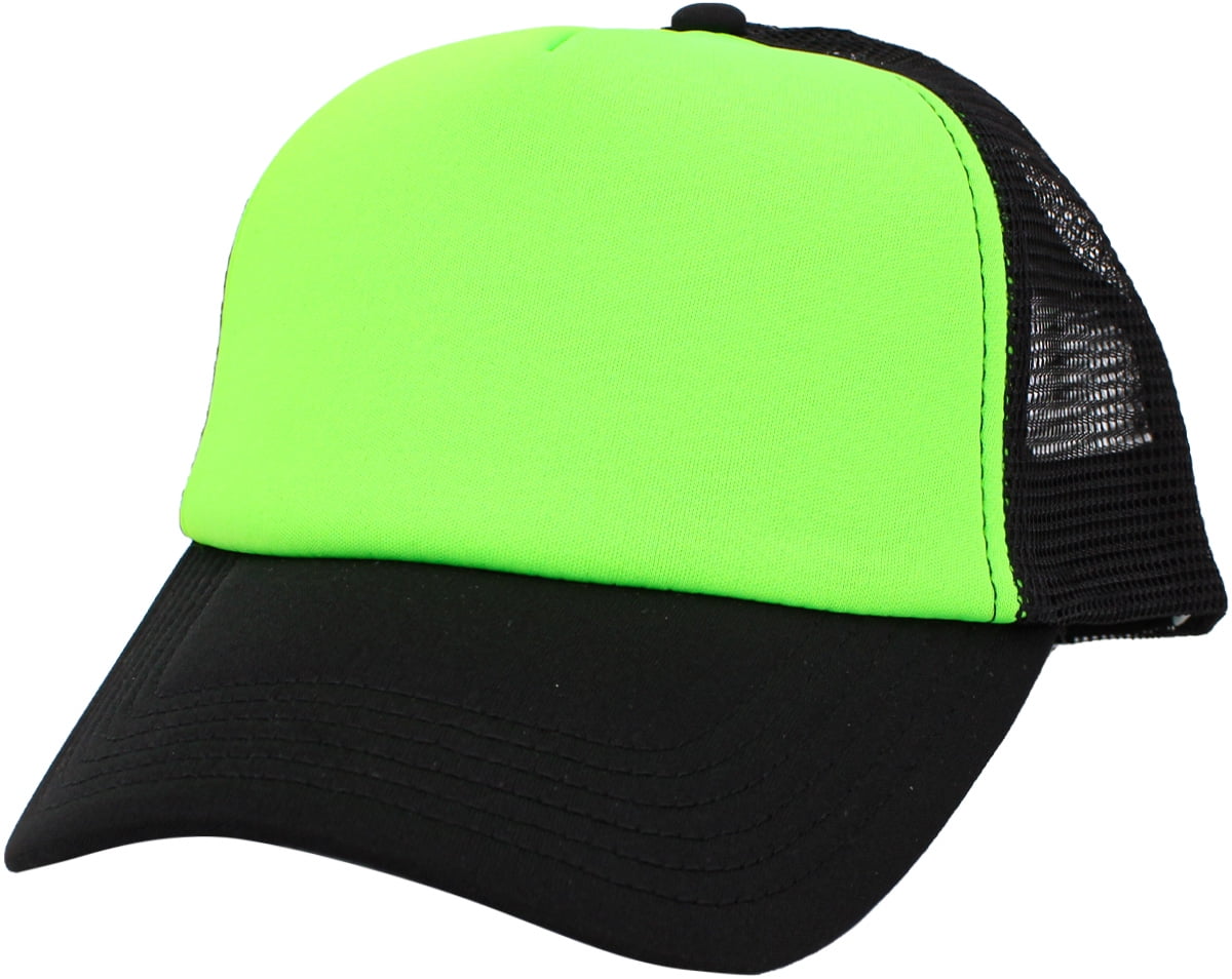 Classic Foam Front Mesh Back Trucker Hat Baseball Cap Plastic ...