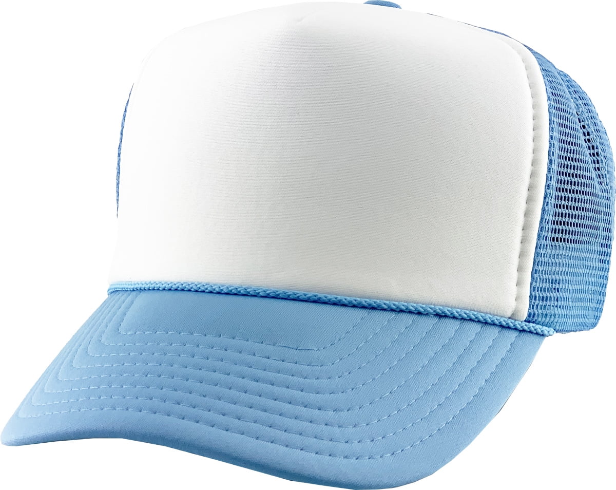 Classic Foam Front Mesh Back Trucker Hat Baseball Cap Plastic ...