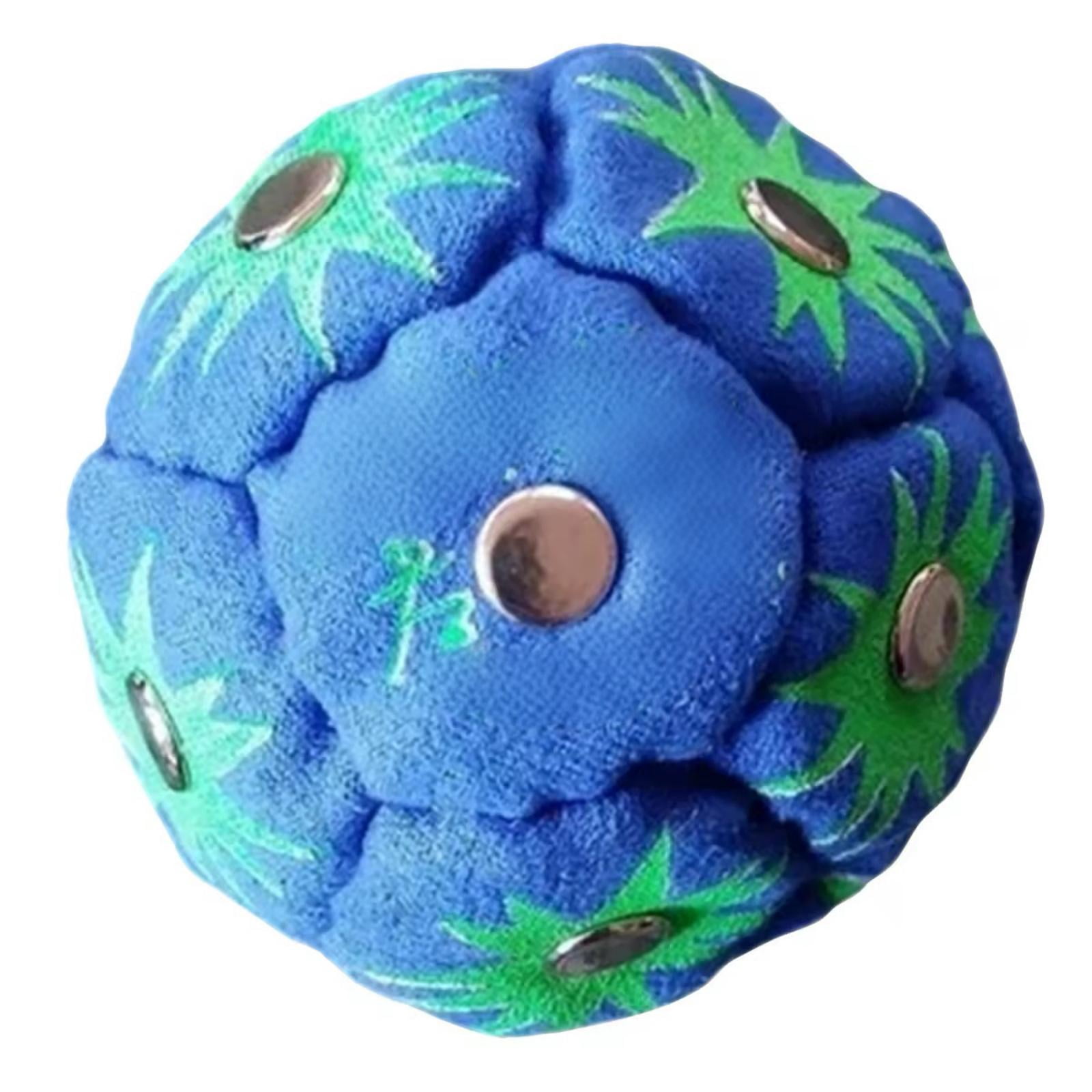Classic Footbag - Blue & White Suede Kick Sack - Slow Speed Control for ...