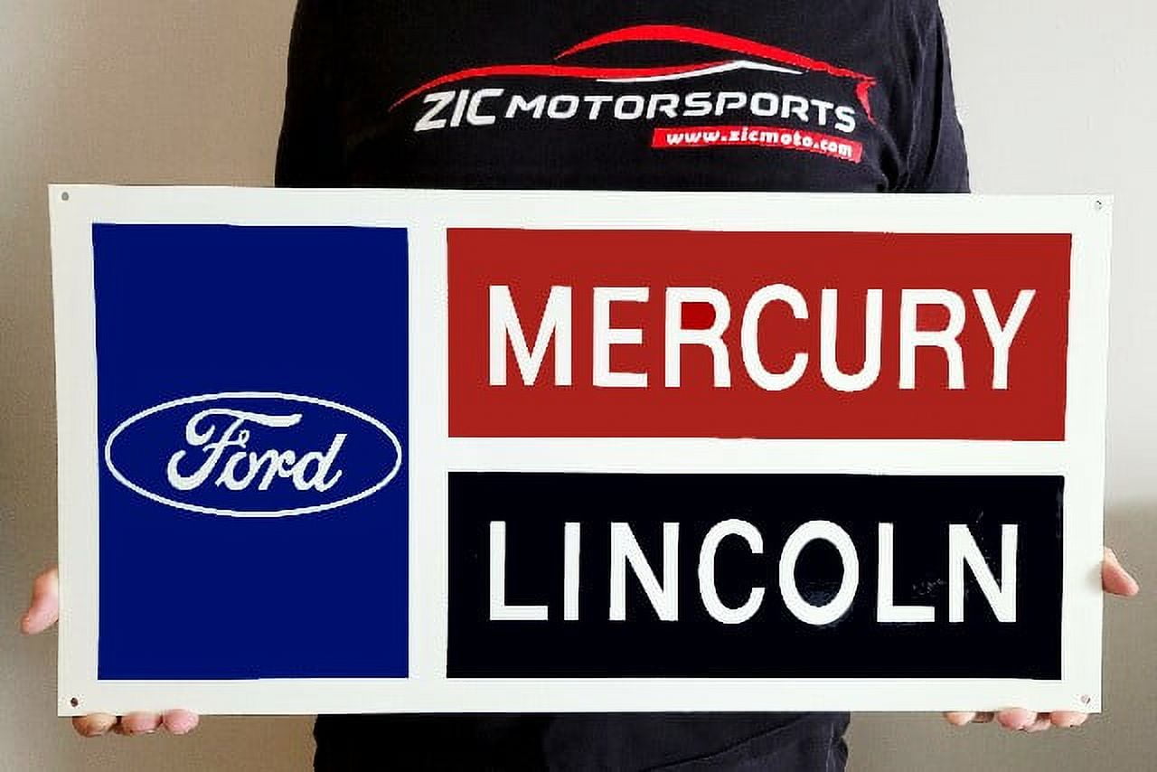 Classic Ford Lincoln Mercury Dealership Replica Steel Sign - Walmart.com