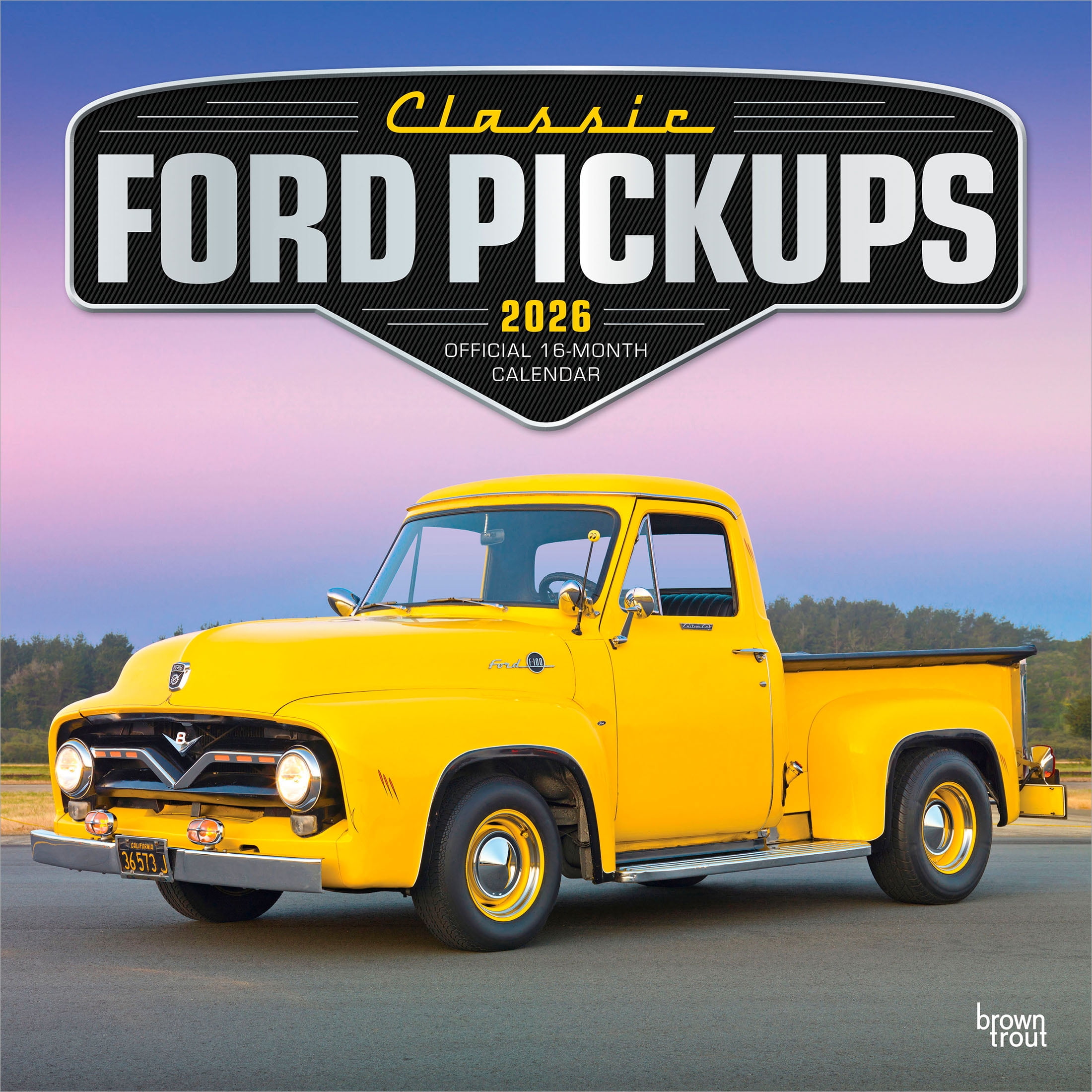 Classic Ford Pickups OFFICIAL | 2026 12x24" (Hanging) Wall Calendar ...