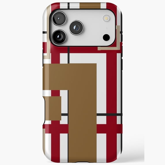 Classic Four Color Palette Geometric Abstract Art Phone Case 11 through ...