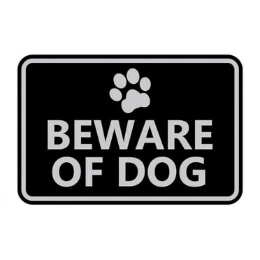 Warning Dangerous Dog on Premises Sign - Walmart.com