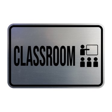 Classic Framed Computer Lab Sign (Blue) - Large - Walmart.com