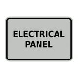 Classic Framed Electrical Panel Sign (Lt Gray) - Large - Walmart.com