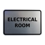 Classic Framed NOT AN EXIT AUTHORIZED PERSONNEL ONLY Sign (Lt Gray ...