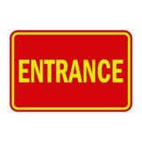 Classic Framed Entrance (Red/Yellow) - Large - Walmart.com