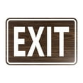 Classic Framed Exit Sign (Walnut) - Small - Walmart.com