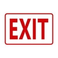 Classic Framed Exit Sign (White/Red) - Medium - Walmart.com