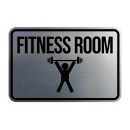 Classic Framed Male Locker Room Sign (Brushed Gold) - Small - Walmart.com