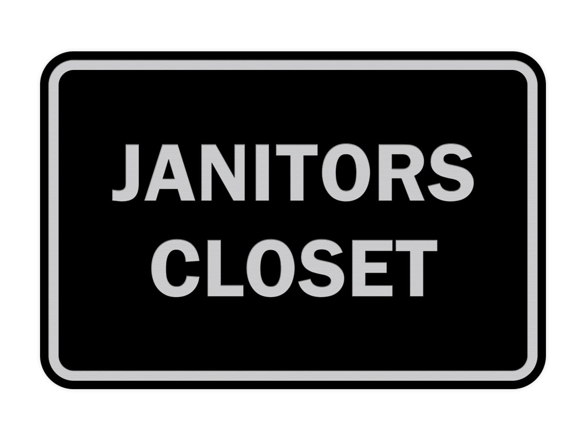 Classic Framed Janitors Closet (Black / Silver) - Medium - Walmart.com