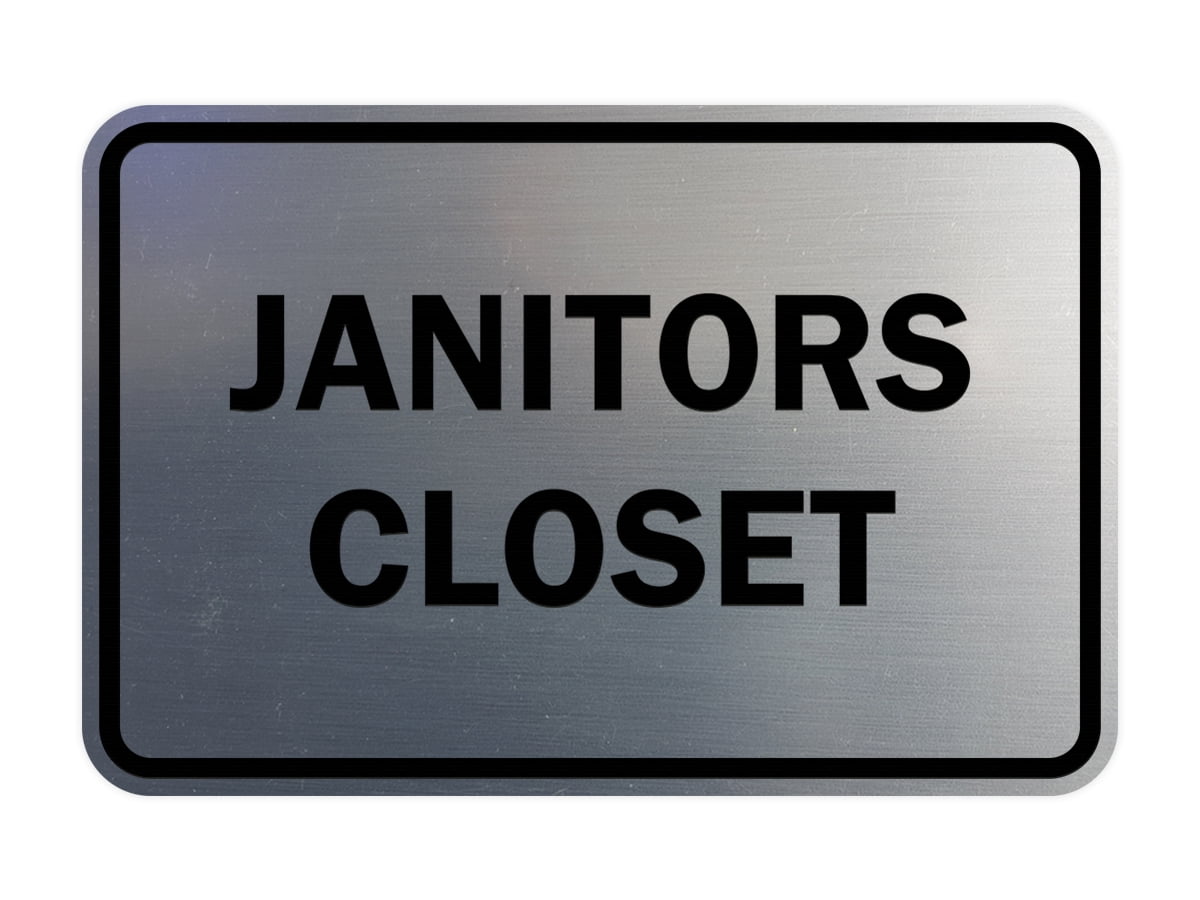 Classic Framed Janitors Closet (Brushed Silver) - Medium - Walmart.com