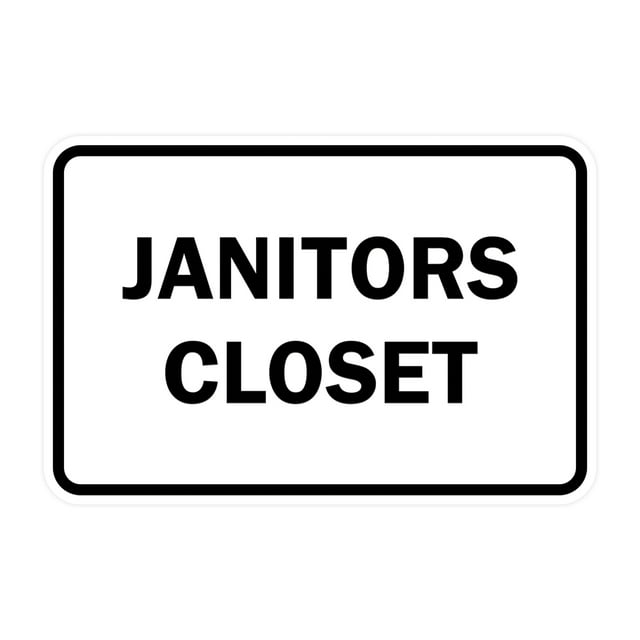 Classic Framed Janitors Closet (White) - Small - Walmart.com