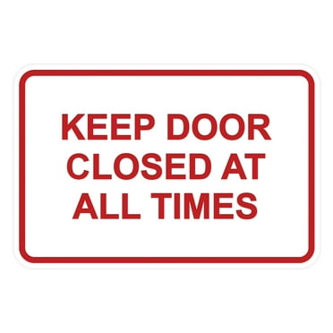 Por Favor Cierre La Puerta Please Close The Door Or Gate Spanish Sign ...