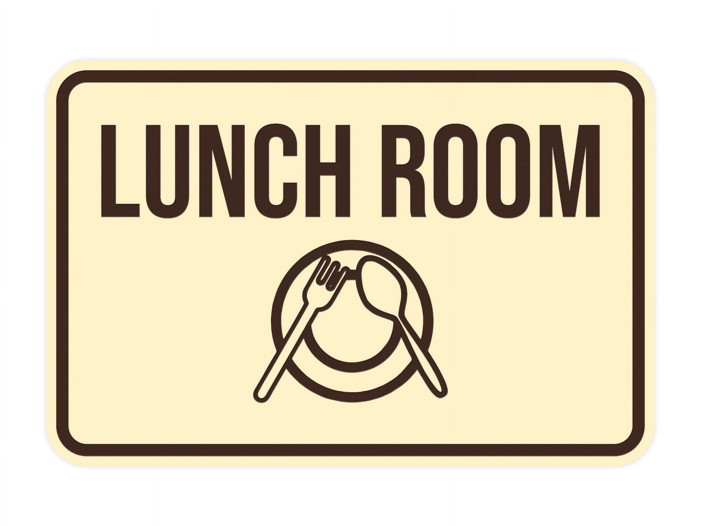 Classic Framed Lunch Room Sign (Black /Gold) - Small - Walmart.com