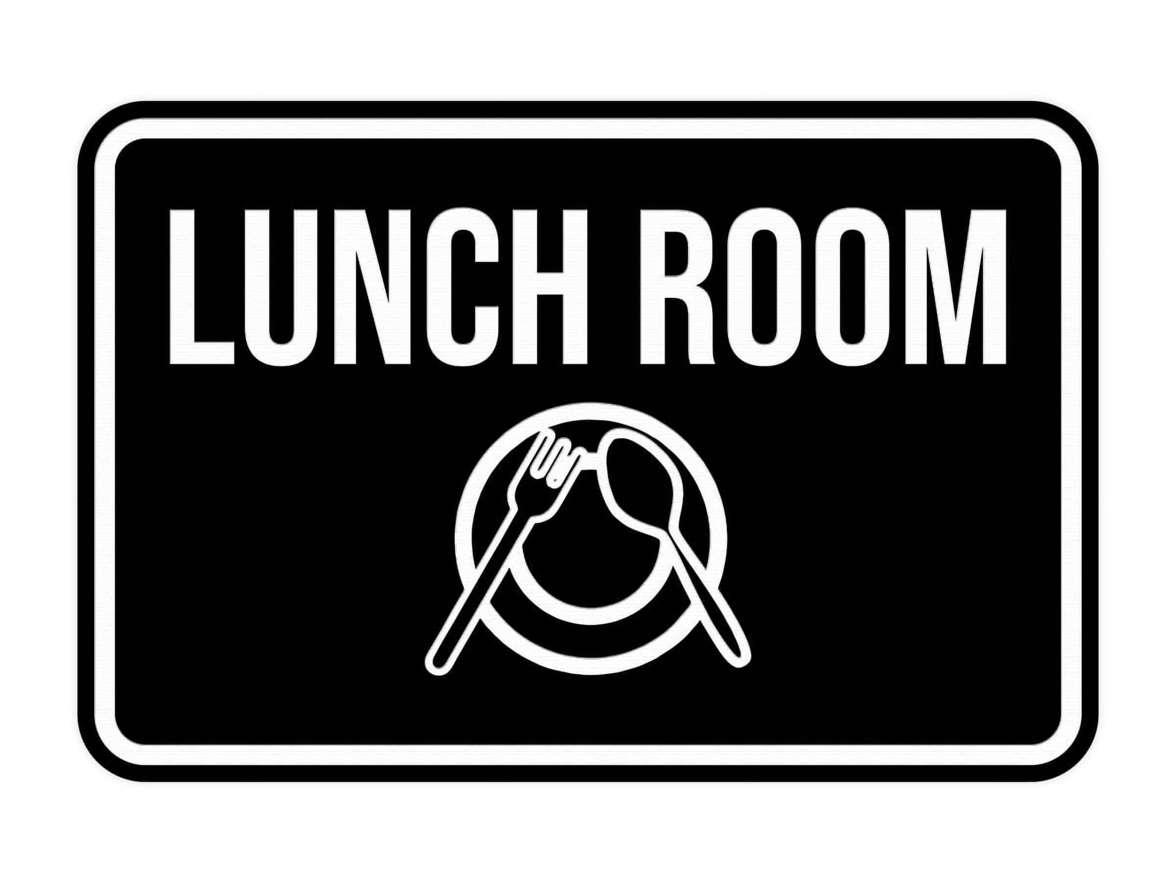 Classic Framed Lunch Room Sign (Blue) - Medium - Walmart.com