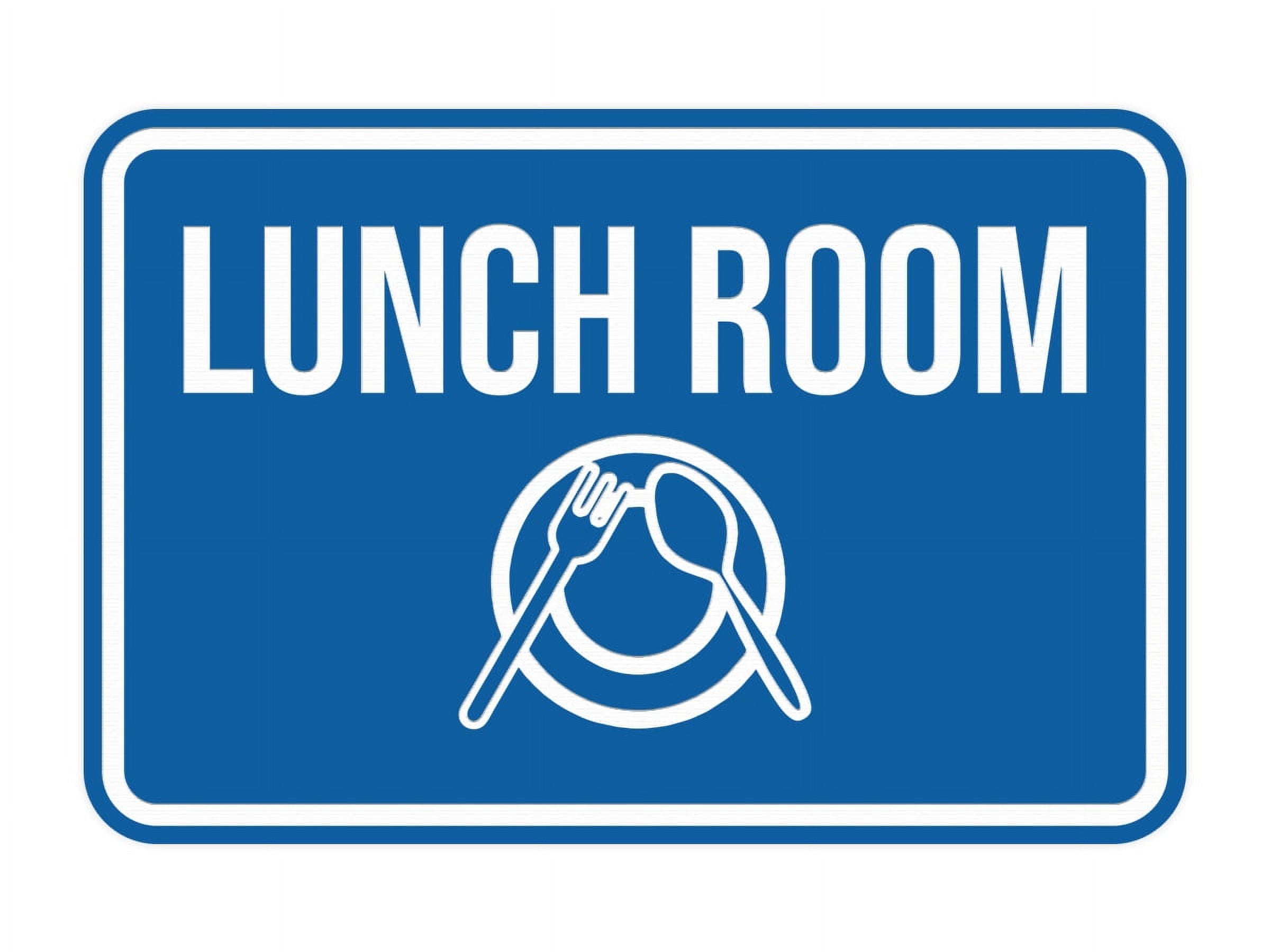 Classic Framed Lunch Room Sign (Brushed Gold) - Large - Walmart.com