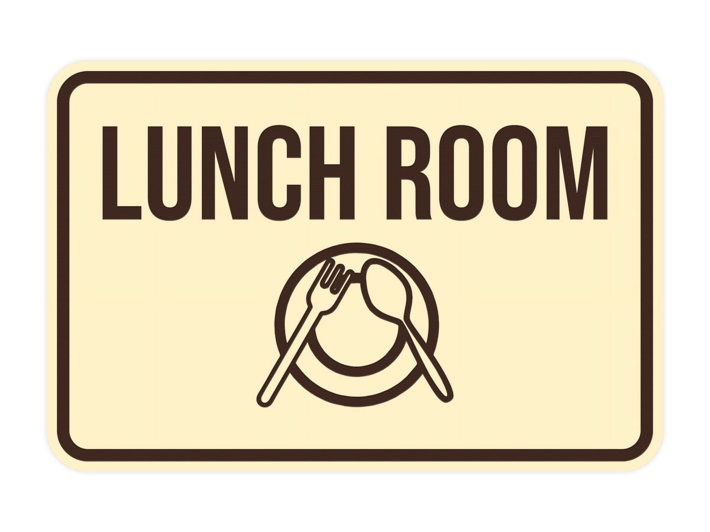 Classic Framed Lunch Room Sign (Navy Blue / White) - Medium - Walmart.com