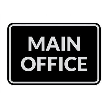 Classic Framed Waiting Room Sign (Black Gold) - Large - Walmart.com