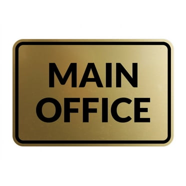 Classic Framed Waiting Room Sign (Black Gold) - Large - Walmart.com