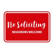 Classic Framed No Guest Access Sign (White/Red) - Small - Walmart.com